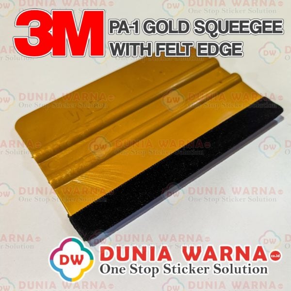 3M PA-1 Gold Squeegee Applicator Smooth Felt - Dunia Warna Stiker ...