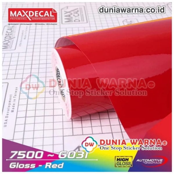 MAXDECAL 7500 Color Series Vinyl Sticker - Dunia Warna Stiker ...