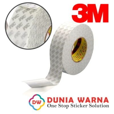 3M 9080HL High Tack Double Sided Adhesive Tape - Dunia Warna Stiker - Supplier Toko ORACAL 3M ...
