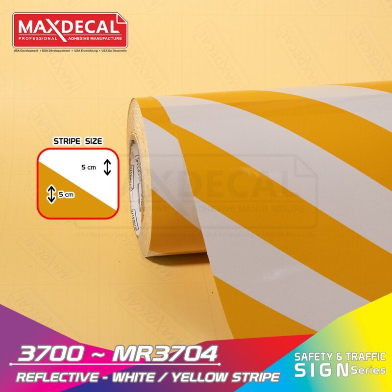 MAXDECAL MR3700 Two Color Reflective Sheeting - Dunia Warna Stiker ...