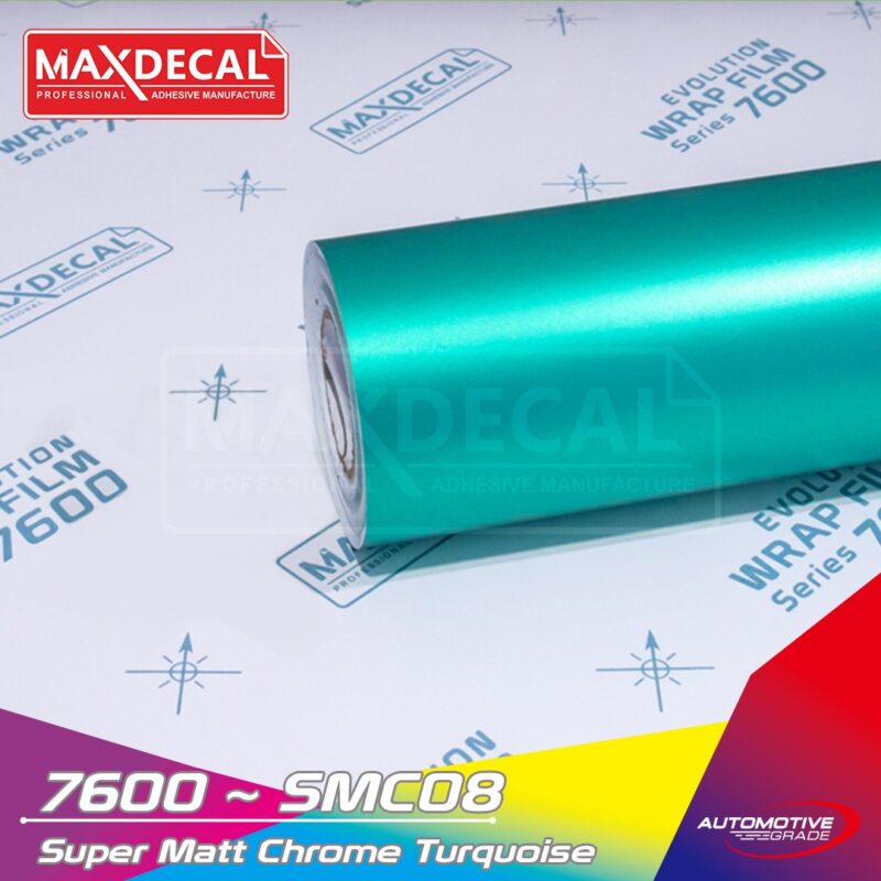 MAXDECAL 7600 SMC08 Super Matt Chrome Turquoise - Dunia Warna Stiker ... MAXDECAL 7600 SMC08 Super Matt Chrome Turquoise - Dunia Warna Stiker ...