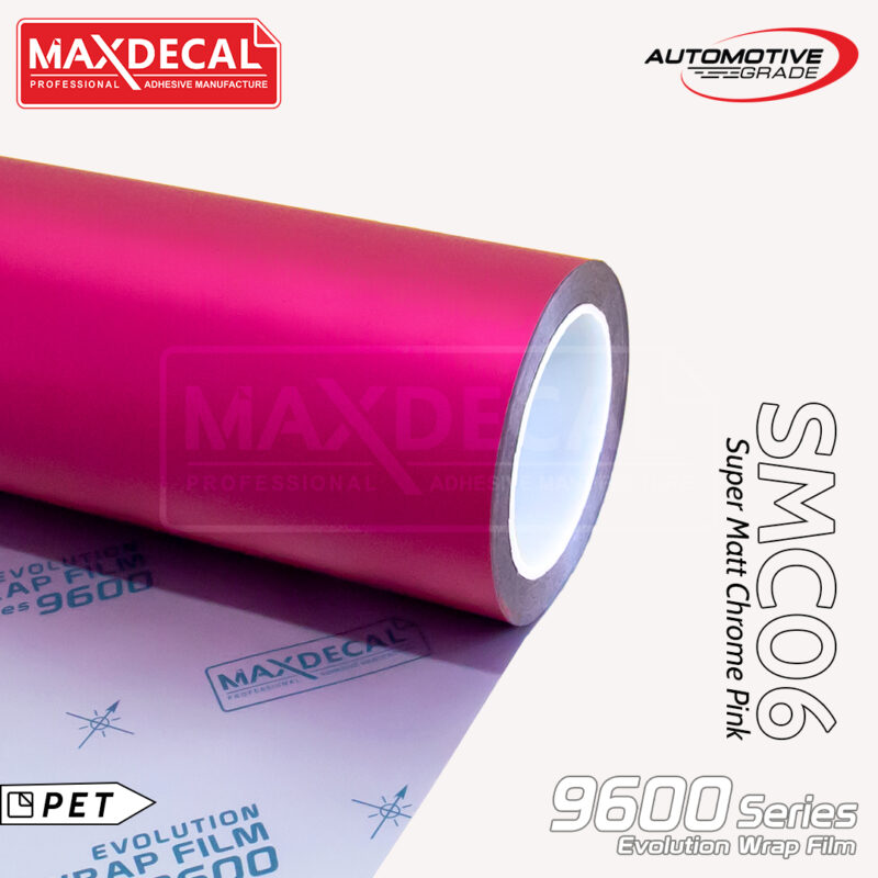 MAXDECAL 9600-SMC06 Super Matt Chrome Pink - Dunia Warna Stiker ...